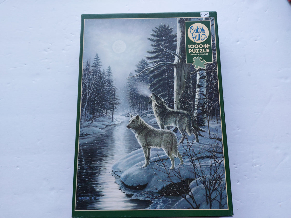 MEGER, Wolves by Moonlight Cobble Hill 80108 Casse-tête 1000 morceaux ...