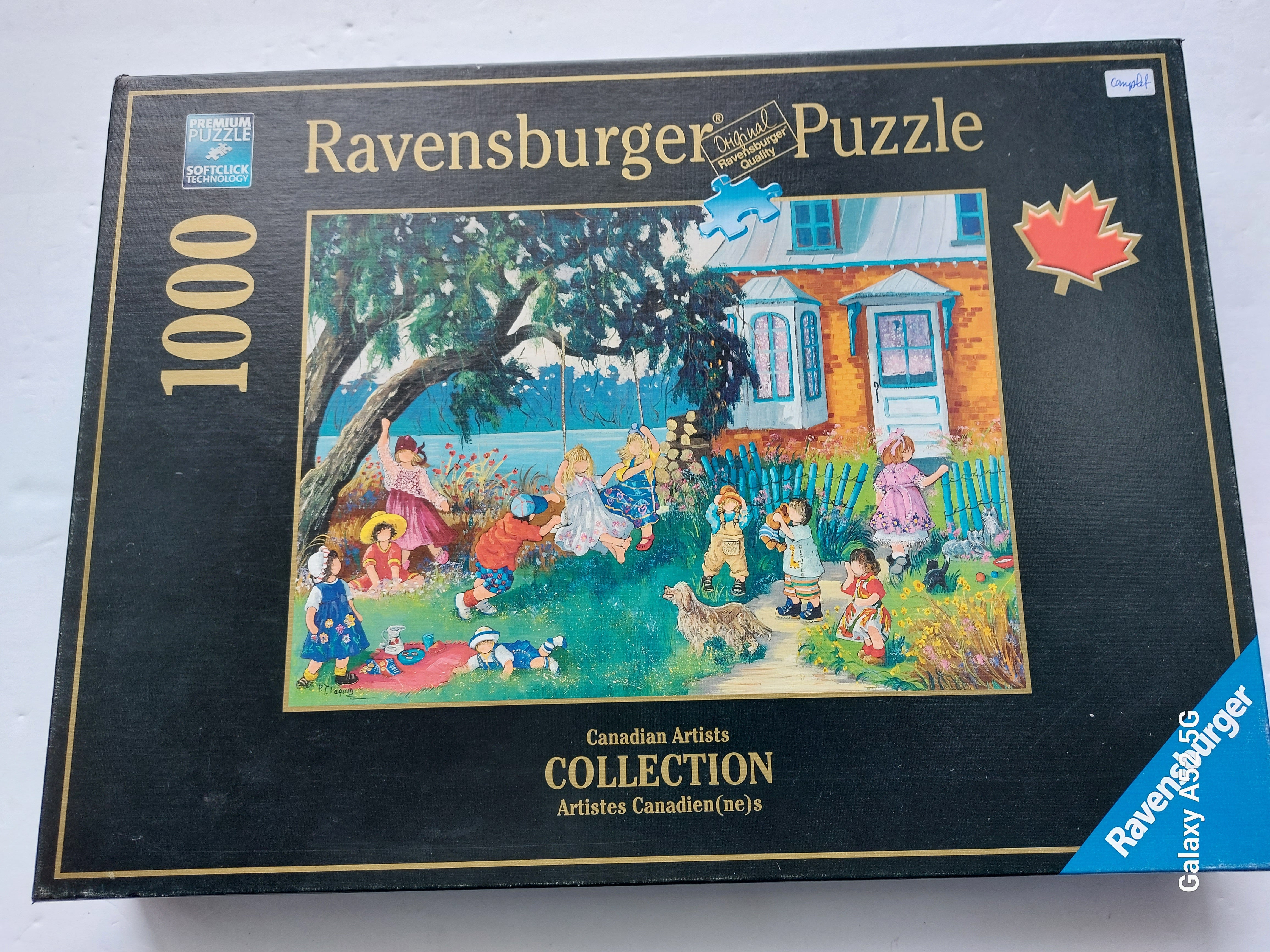 PAQUIN, P La balançoire Ravensburger 193448 Casse-tête 1000 morceaux ...