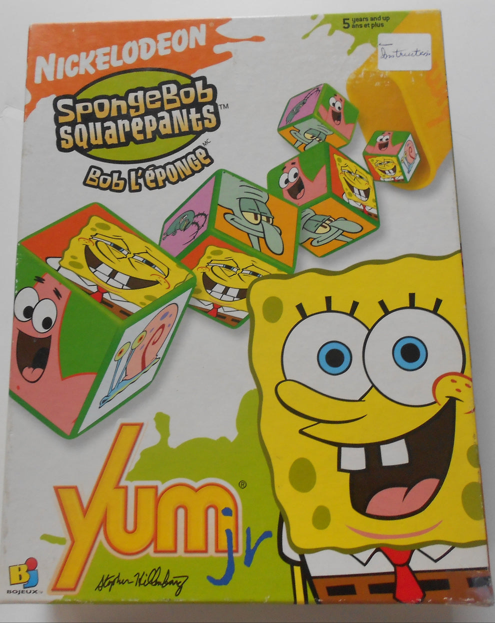 Yum Jr Bob l'éponge Gladius 9304 Jeux 5 ans + – St-Simon-les-livres